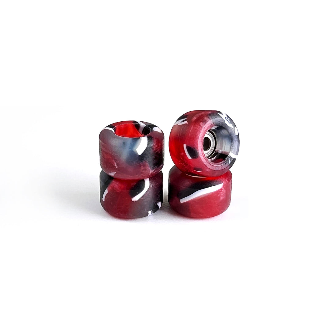 Buy Street Shape Red&Black Premium Fingerboard Wheels – obsiusfb